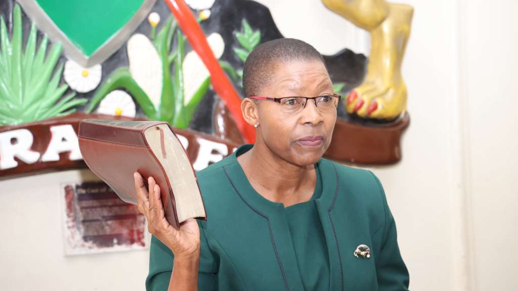 Hon. Dorcas Oduor, OGW, EBS, SC Attorney General sworn in as a Member ...